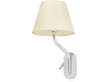 Aplique FARO BARCELONA Eterna LED (1W - Metal, Tecido - Bege) | Worten.pt