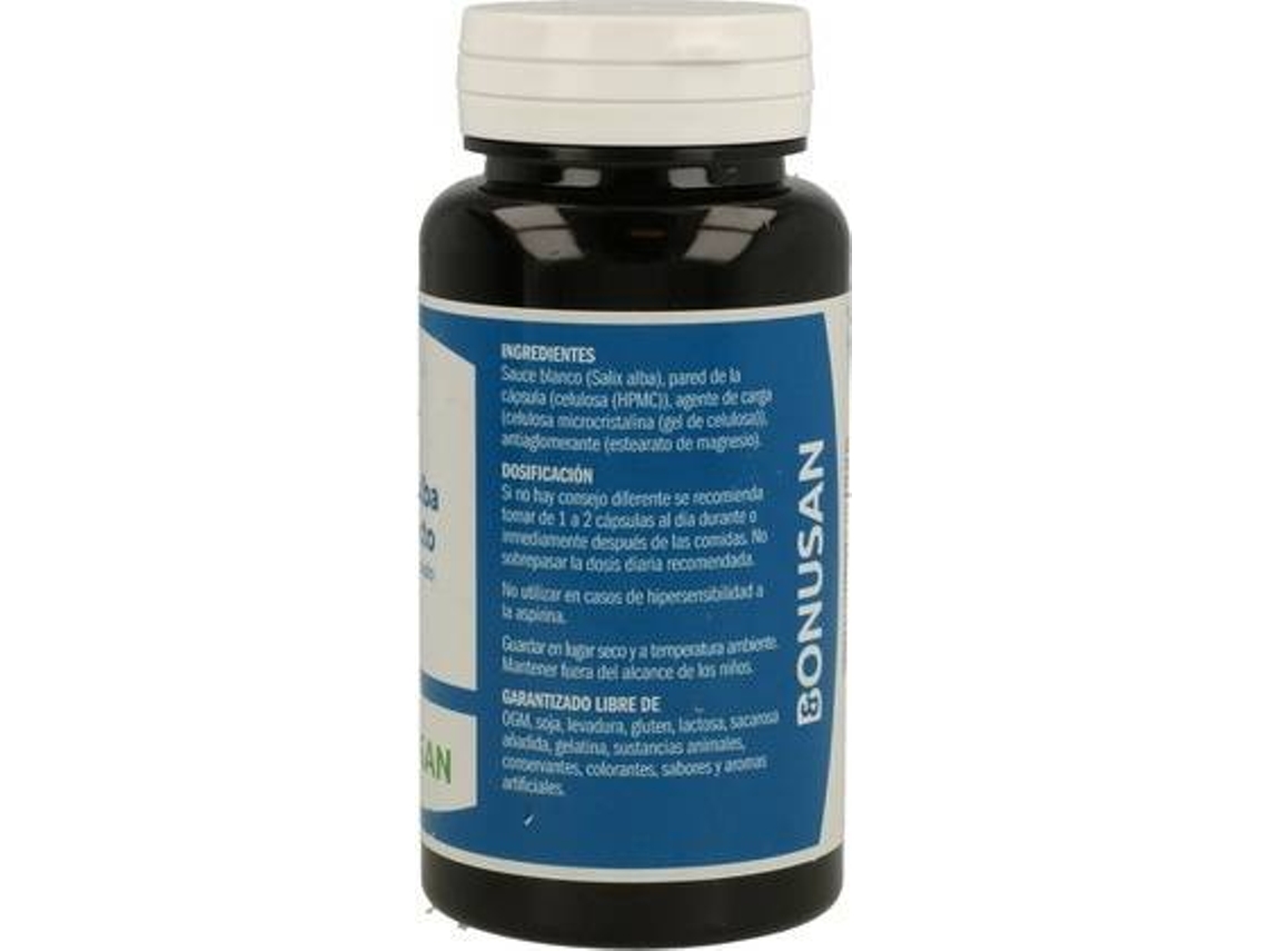 Suplemento Alimentar BONUSAN Salix Alba Extrato (60 cápsulas) | Worten.pt