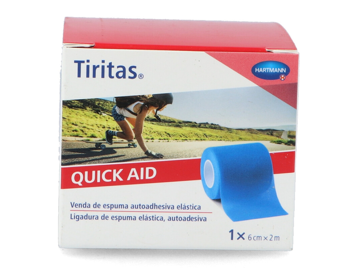 Pensos HARTMANN Tiritas Quick Aid 6 cmx2M Blue 1 Unidade | Worten.pt