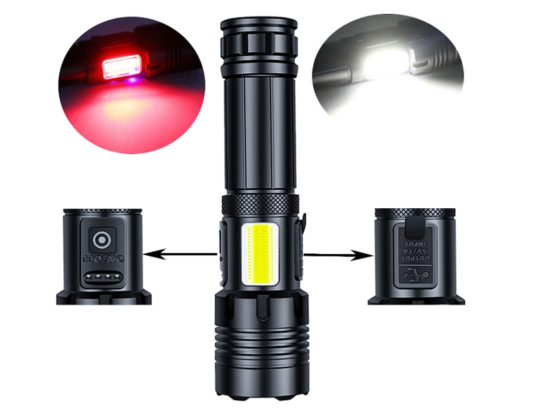 Lanterna Led Lanternas Táticas Super Brilhantes Poderosas e de Tamanho ...