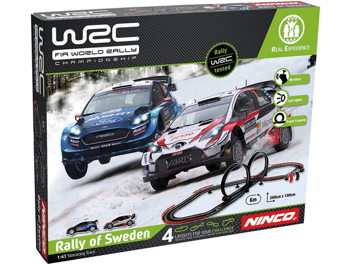 Jogo Educativo NINCO WRC Pista Rally Sweden Wireless Ninco (Idade ...