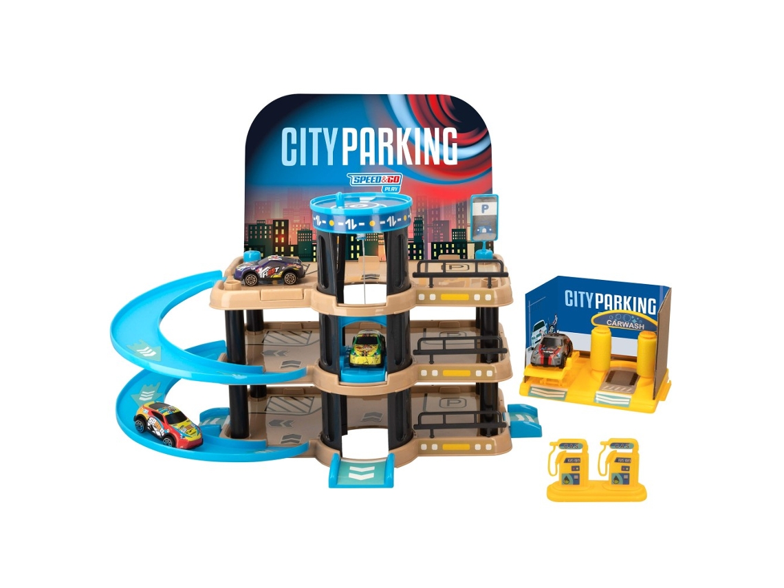 Garagem SPEED & GO 3 Níveis C/4 Carros Racing (3 anos) | Worten.pt