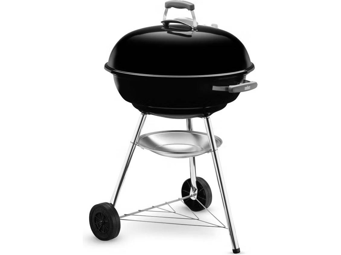 Grelhador a Carvão WEBER Compact Kettle (57cm - Preto) | Worten.pt