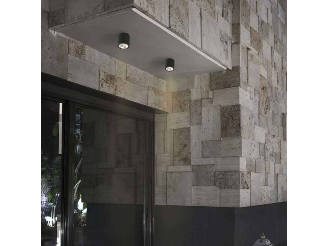 Plafon FARO BARCELONA Goz (Cinzento Escuro - LED - 8 W - Alumínio ...