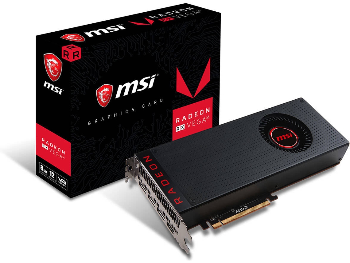 Placa Gráfica MSI Radeon RX Vega 56 (AMD - 8 GB HBM2) | Worten.pt