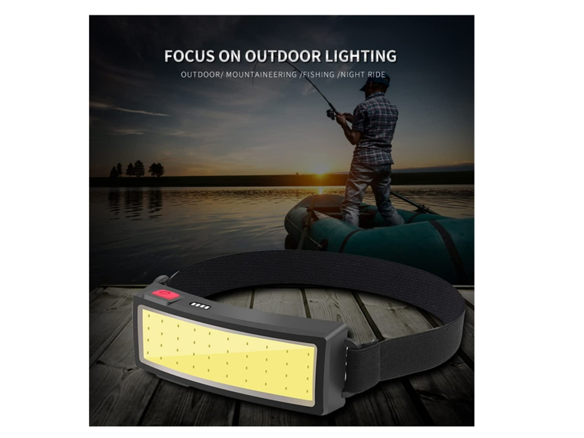 Farol, farol COB super brilhante, feixe largo de 10.000 lúmens, farol ...