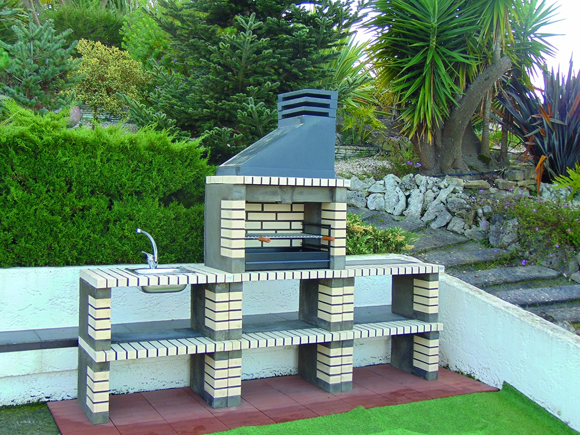 Módulo bancada LARCK - Módulo bancada simples, produzido em tijolo ...