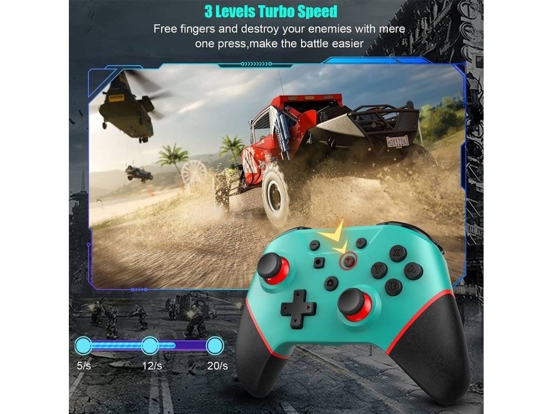 Comando Nintendo Switch Pro ENZONS Bluetooth | Worten.pt