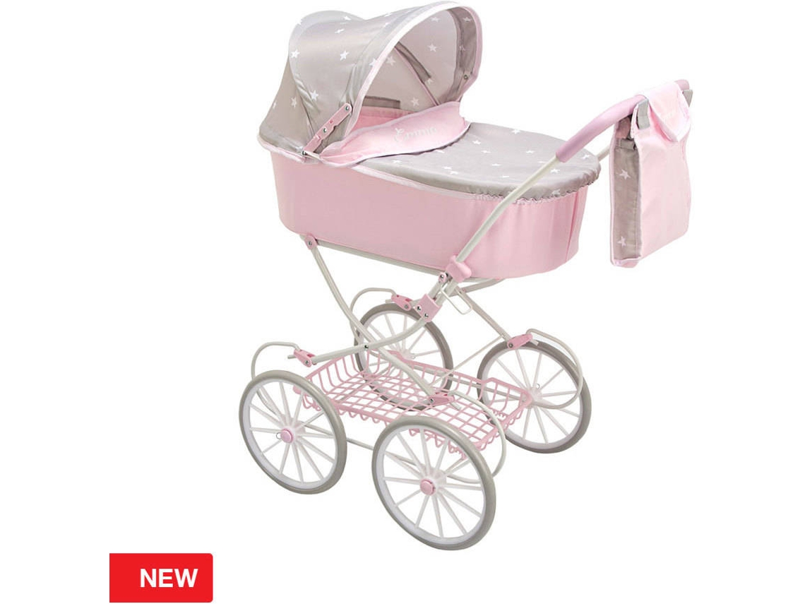 Carrinho de Bonecas ARIAS Emma Carro Capota com Bolsa 80 cm (Idade ...