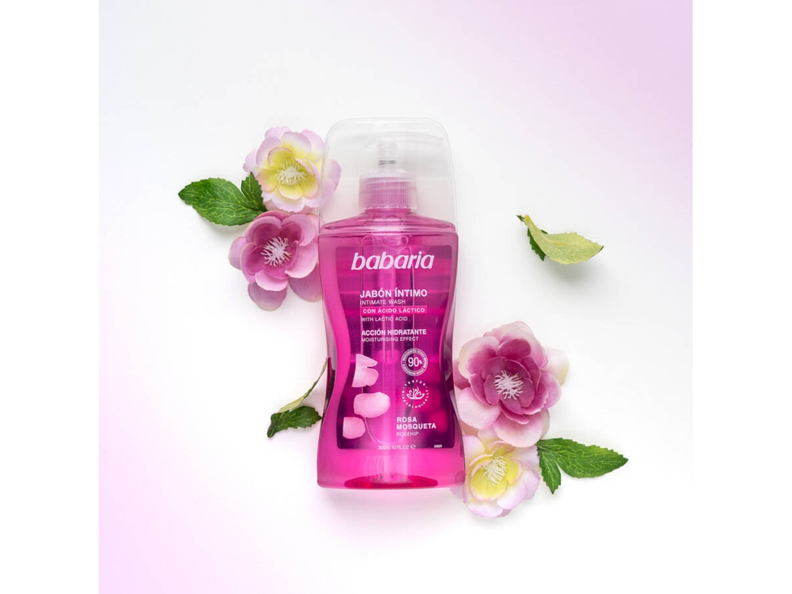 Sabonete Intimo BABARIA Rosa Mosqueta (300 ml) | Worten.pt