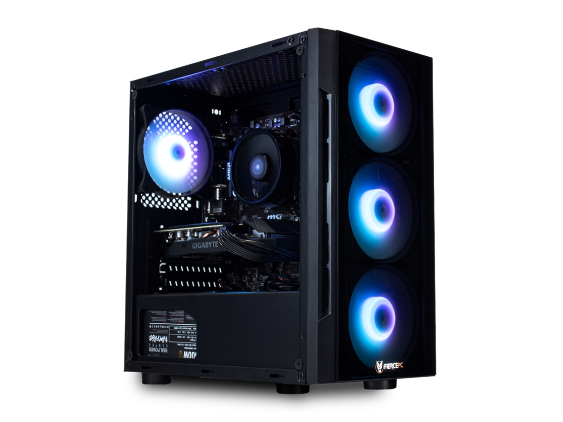 Desktop Gaming FIERCE PC 210007 (AMD Ryzen 3 - NVIDIA - RAM: 16 GB ...