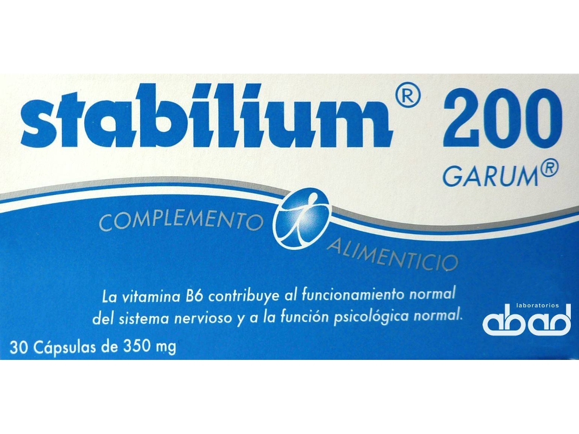Suplemento Alimentar ABAD Stabilium 348 Mg 30 (6 Cápsulas) | Worten.pt