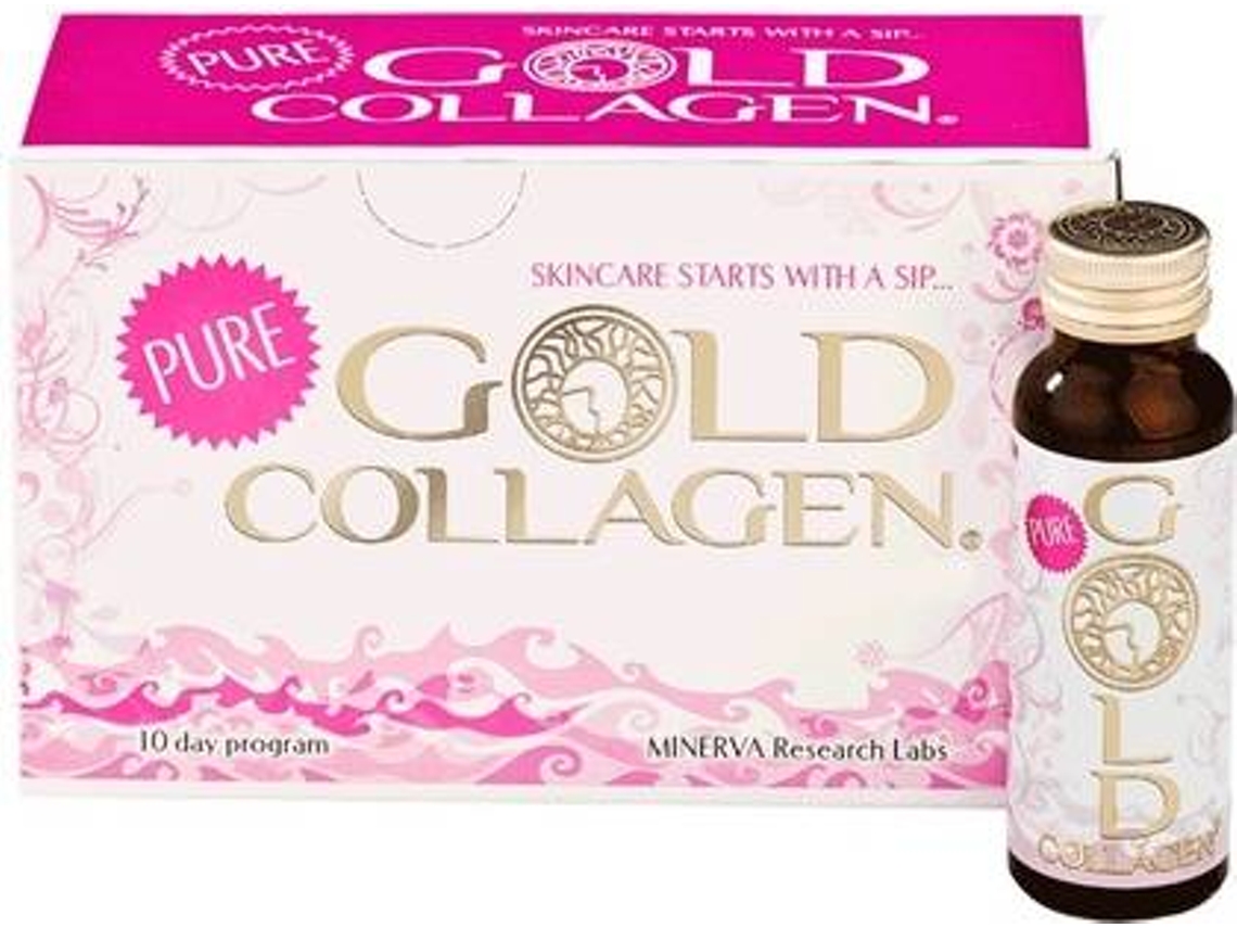 Chá GOLD COLLAGEN Pure (10 frascos de 50ml) | Worten.pt