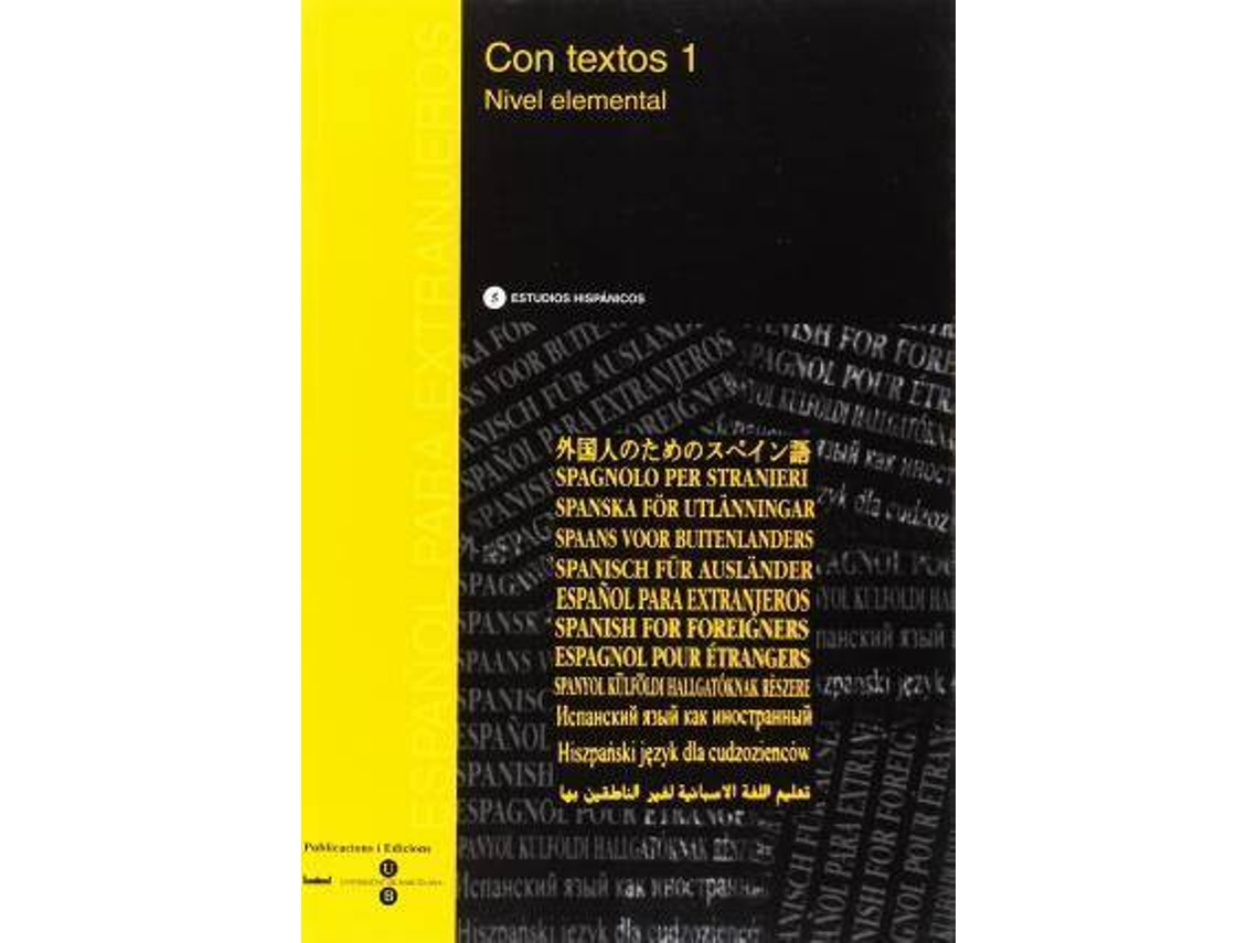 Livro Con Textos, Nivel Elemental/text, Elemental Level de Antonio ...