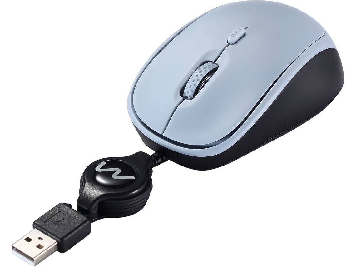 Rato MITSAI R311 Mini (Ótico - 2400 dpi - Azul Claro) | Worten.pt