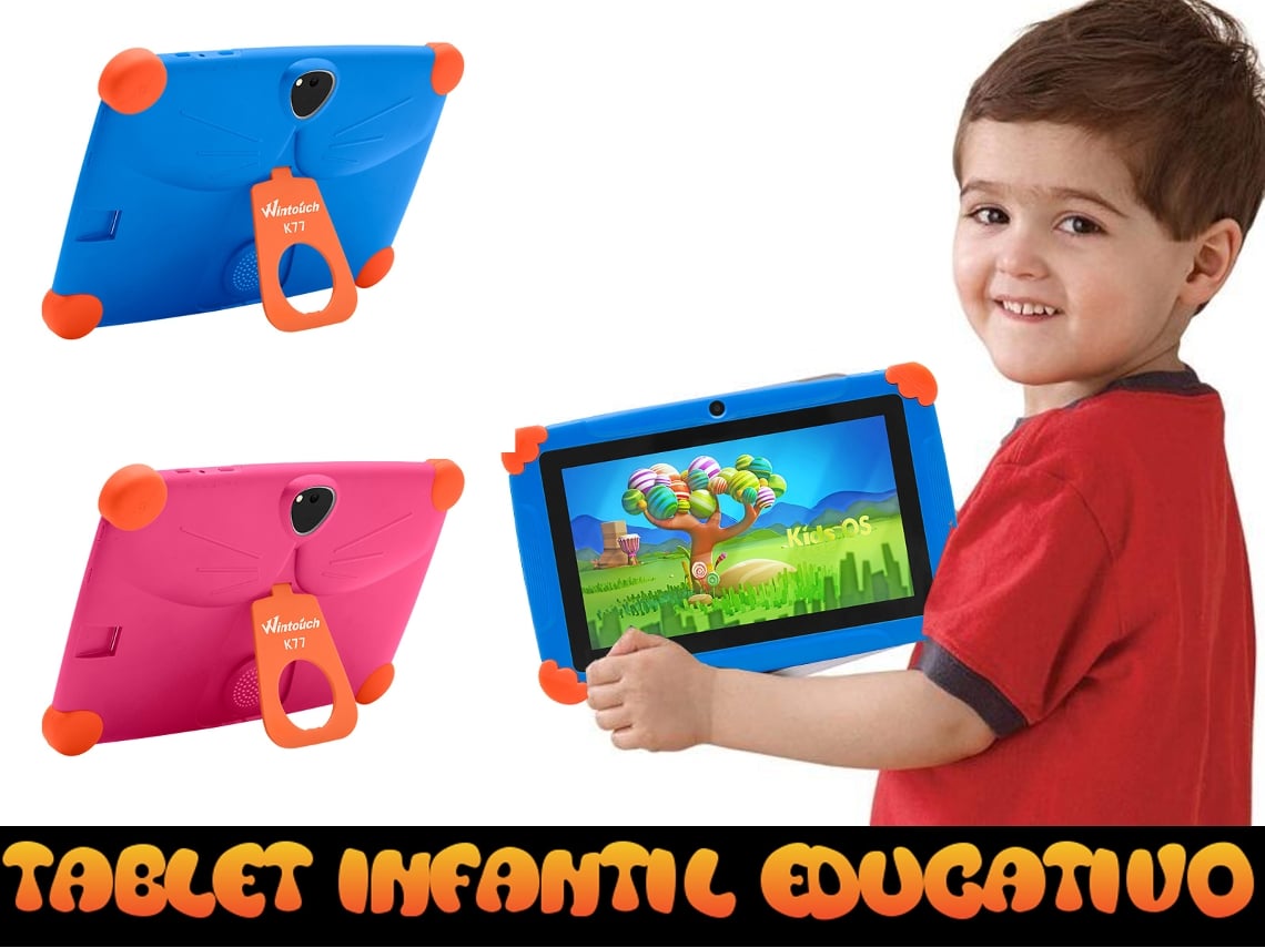 Tablet infantil Klack® 7 polegadas com jogos | Worten.pt