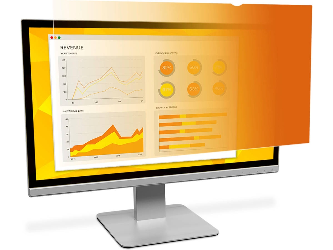 Protetor de Ecrã para Monitor 3M Gold Para Widescreen Monitor (16:10 ...
