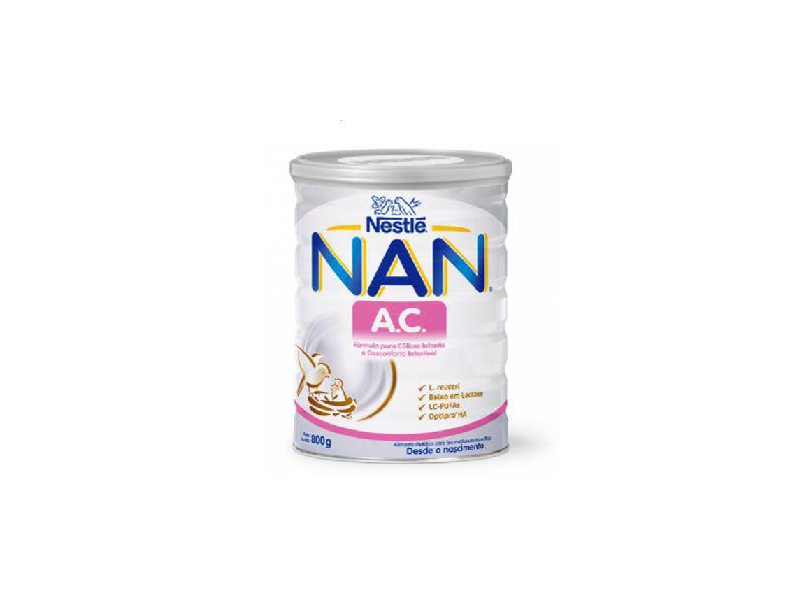 Nestlé Nan A.C. Fórmula Cólicas Infantis E Desconforto Intestinal 800G ...