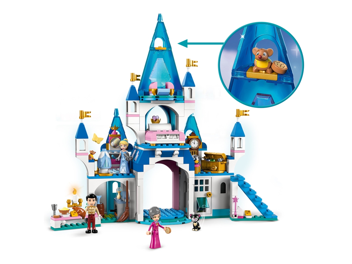 Lego Disney Princess Disney Cinderella & Prince Charming'S Castle Set ...