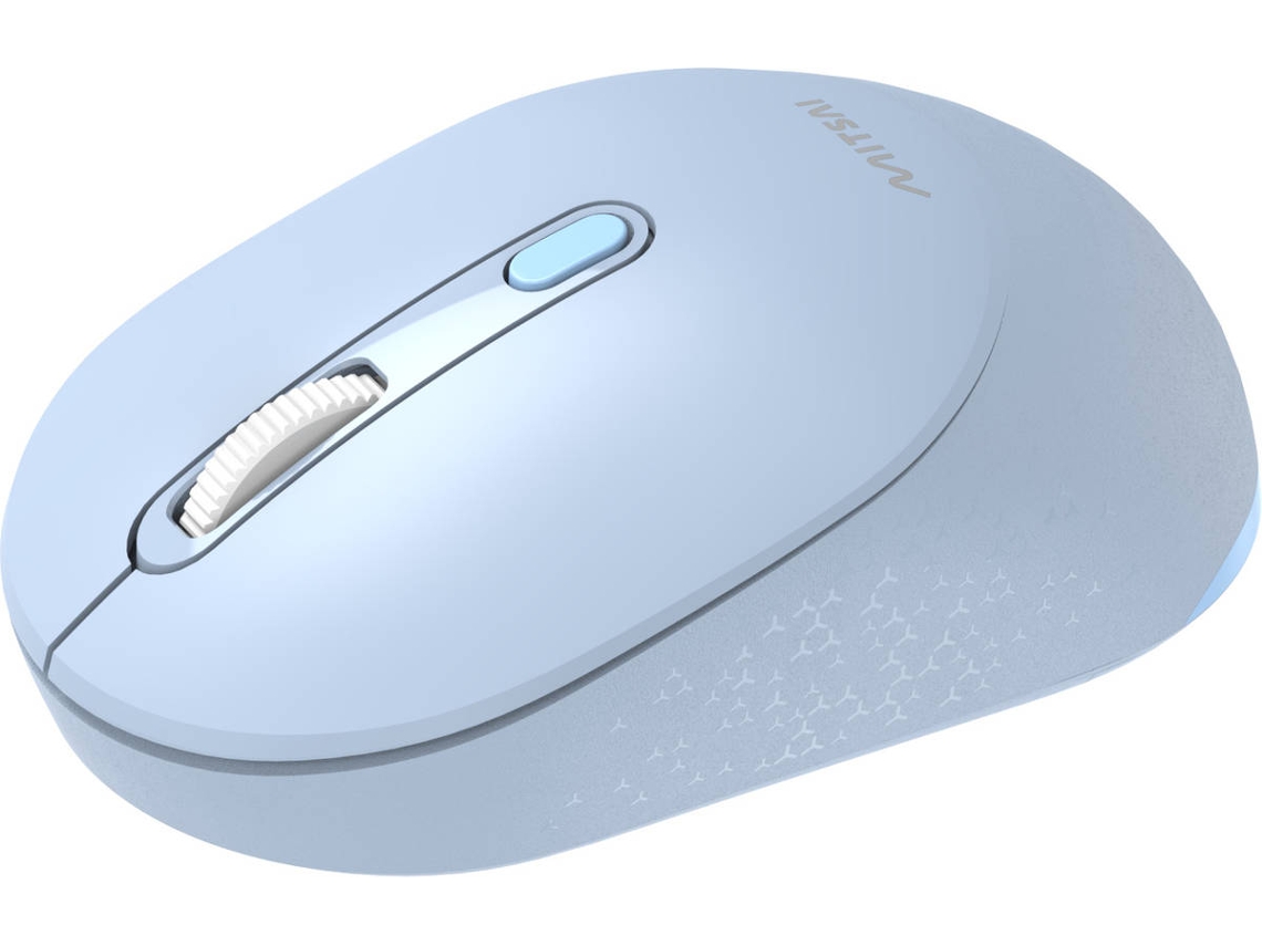 Rato MITSAI Portable (Wireless - Casual - 1600 dpi - Azul) | Worten.pt