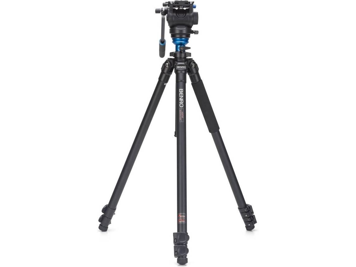Tripé BENRO S2 Videokit (3D Pan & Tilt - Altura Máxima: 178,5 cm ...