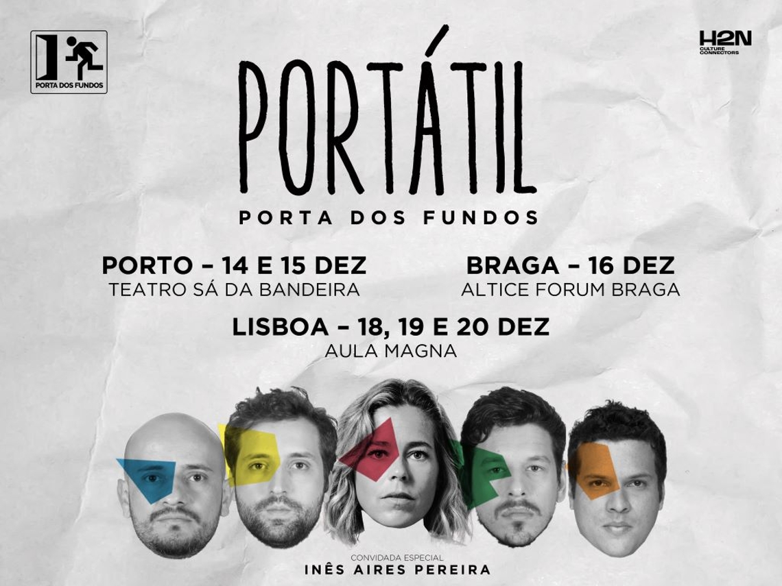 Bilhete PORTÁTIL PORTA DOS FUNDOS C/ INÊS AP | Worten.pt