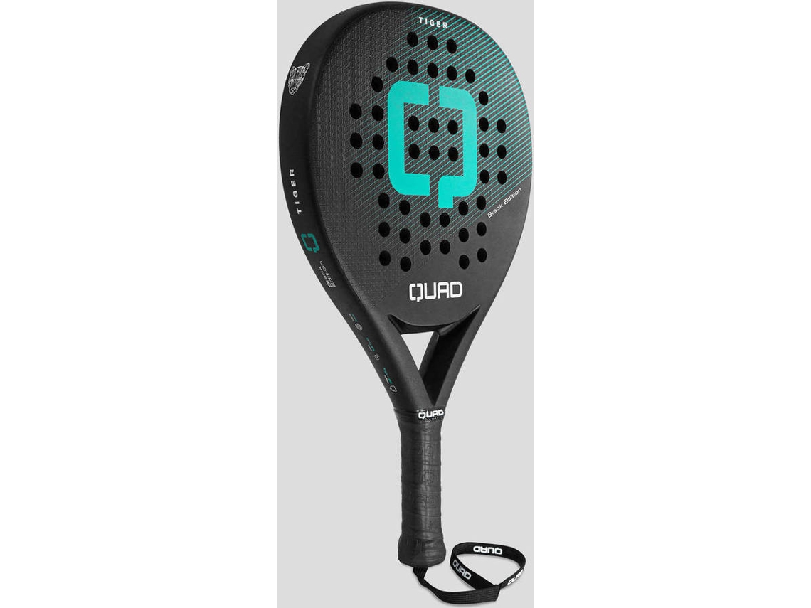 Raquete de Padel QUAD Tiger Black Edition (365g) | Worten.pt