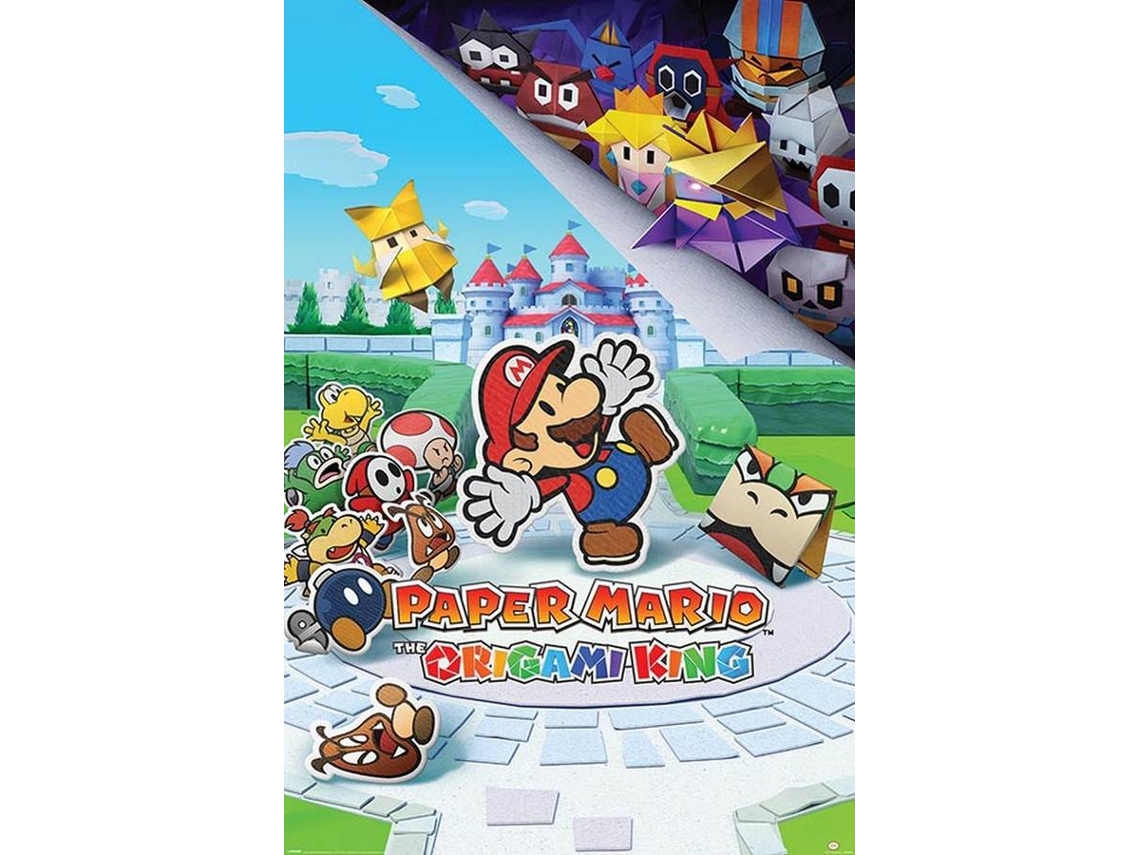Poster PYRAMID INT Papel de Mario O Rei Origami | Worten.pt