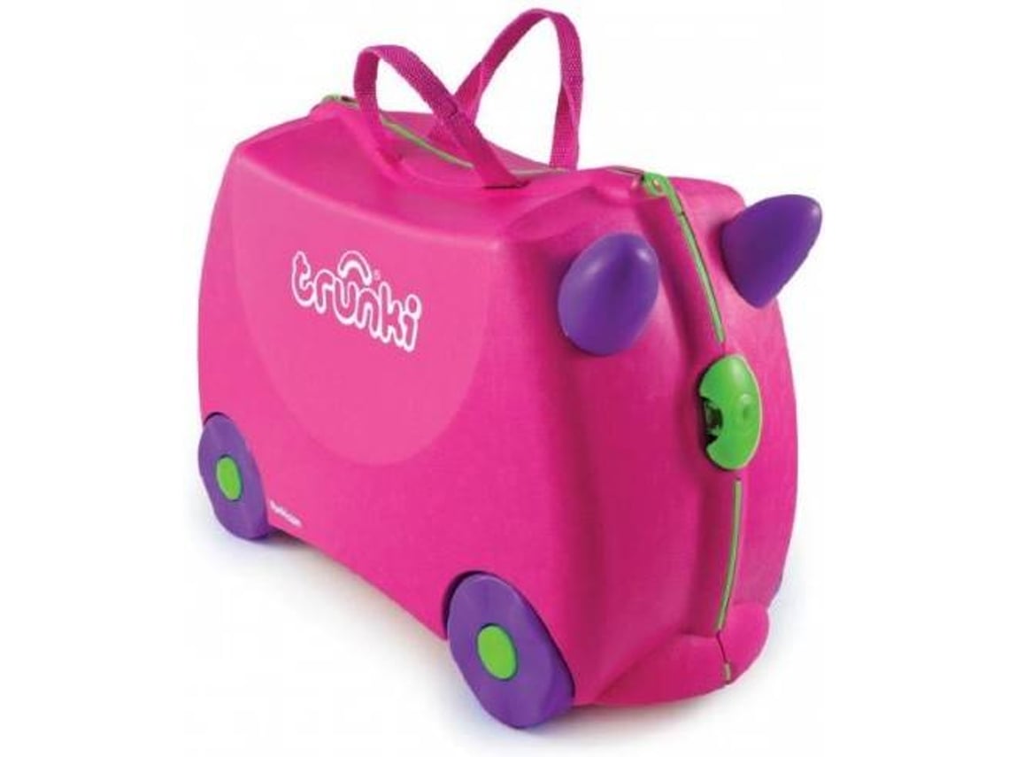 Mala de Viagem Infantil TRUNKI Andador para Criança Rosa (32x46x20cm ...