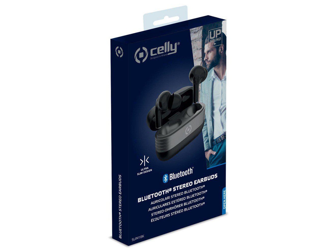 Auriculares Bluetooth True Wireless CELLY Slim1 (In Ear - Microfone ...