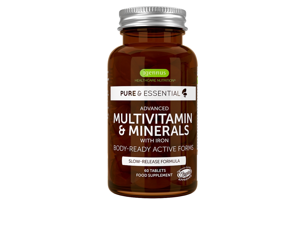 Igennus Pure & Essential Multivitamin & Minerals with Iron 60's | Worten.pt
