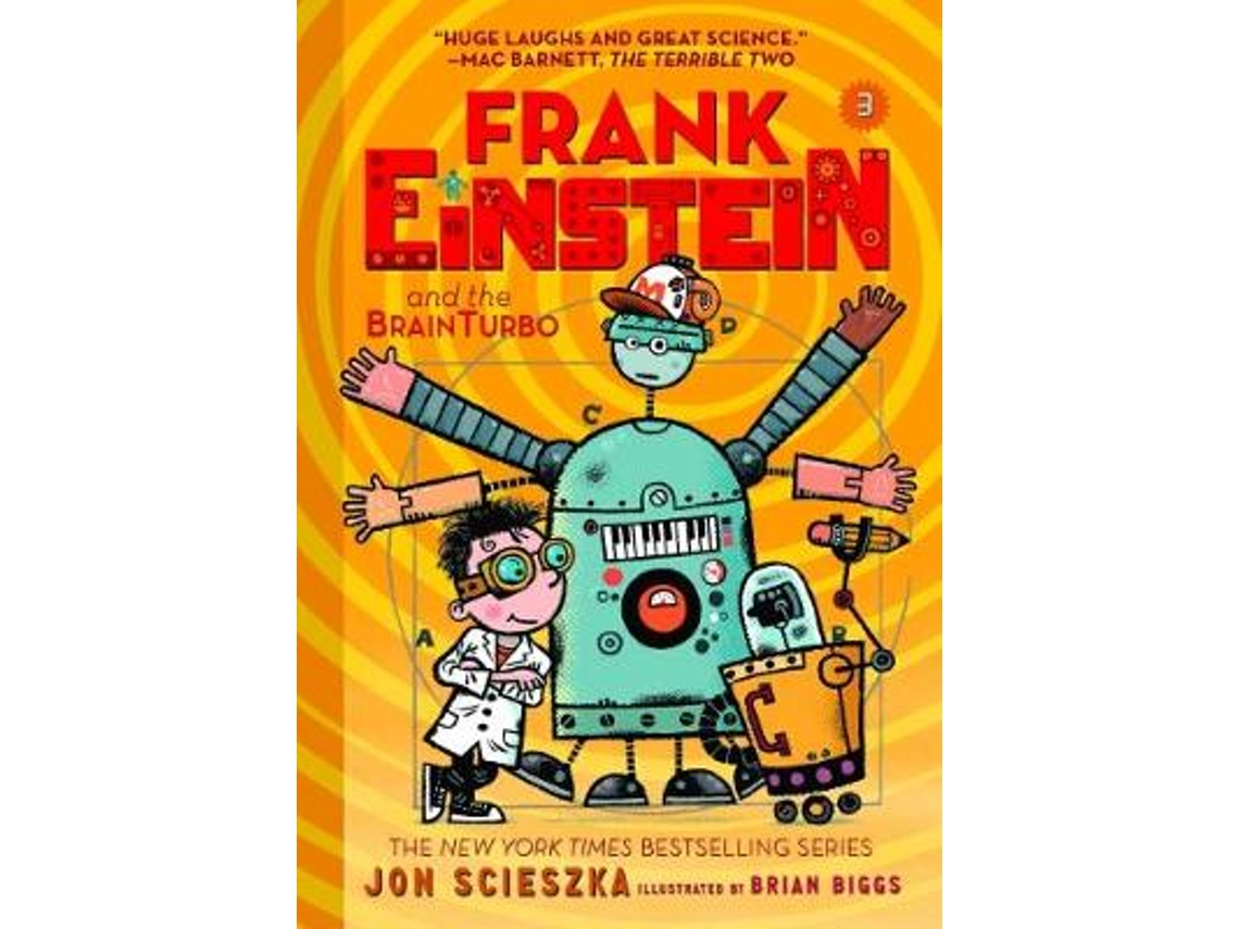 Livro frank einstein and the brainturbo (frank einstein series #3) de ...