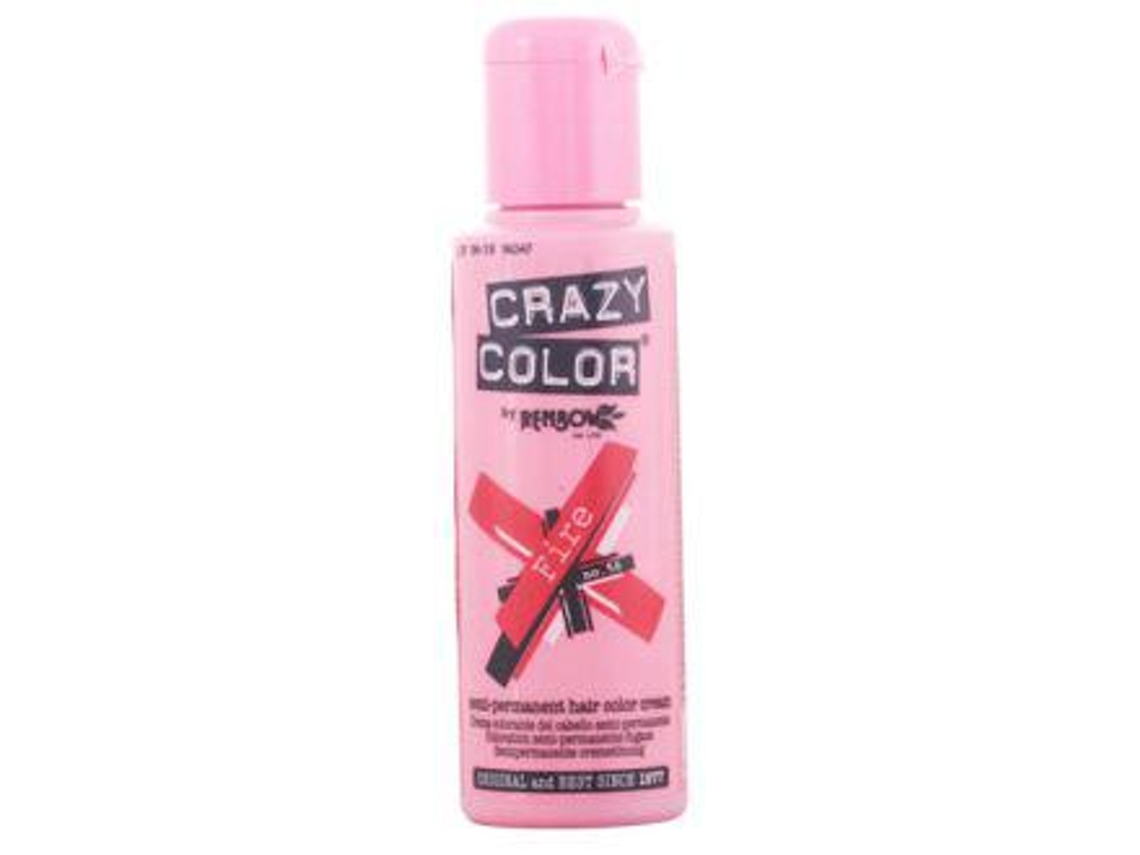 Coloração Semi Permanente CRAZY COLOR Fire no. 56 (100 ml) | Worten.pt