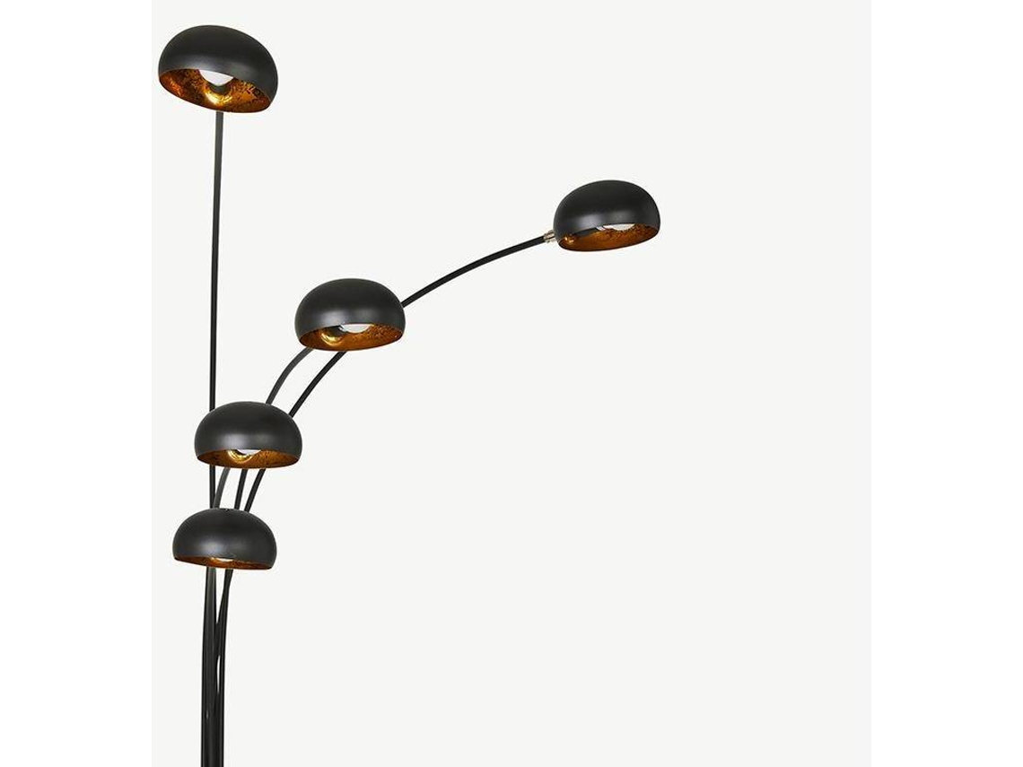 Candeeiro de Pé com Braços Stella PASCAL MORABITO (Preto - Pedra ...