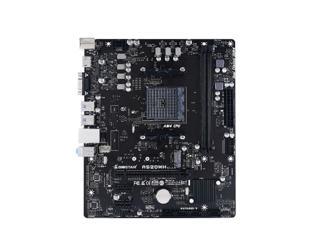 Motherboard BIOSTAR (AMD A520) | Worten.pt