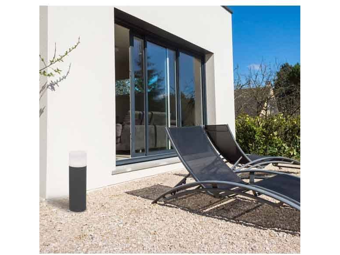 Baliza FARO BARCELONA Muga (Cinzento Escuro - LED - 9 W - Alumínio ...