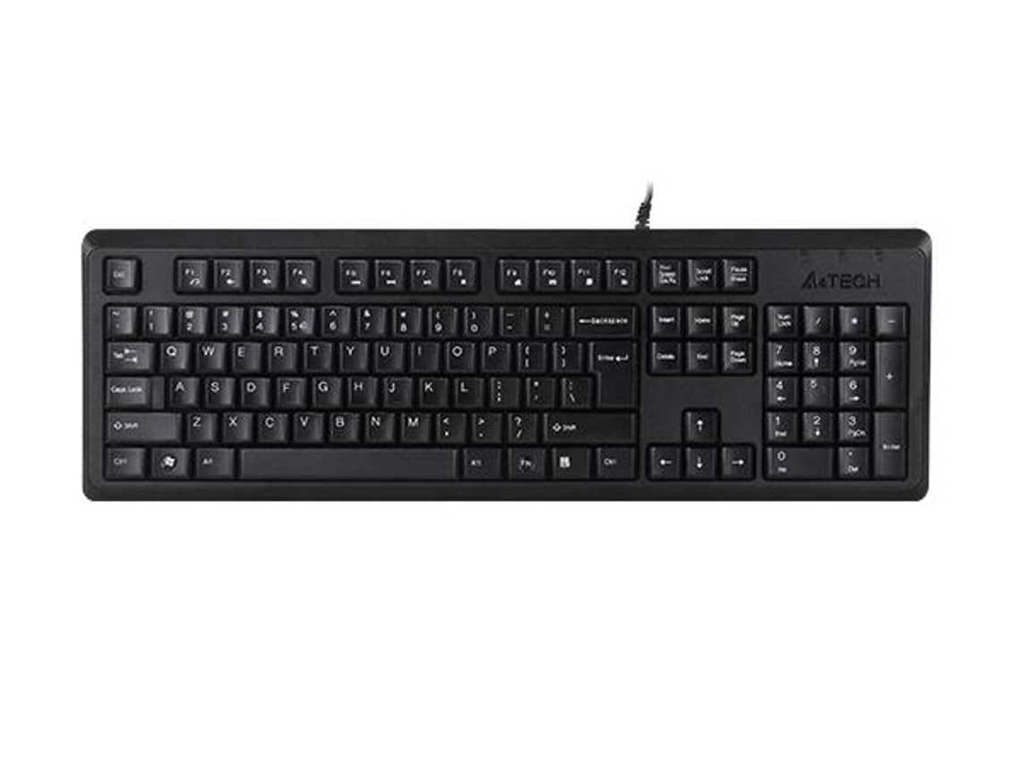 A4Tech Kr-92 Teclado Usb Qwerty Inglês Preto | Worten.pt