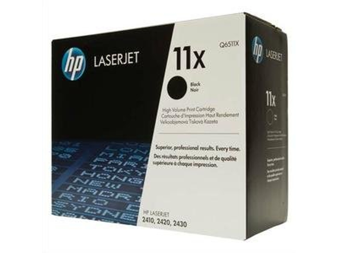 Toner HP 11X Preto (Q6511X) | Worten.pt