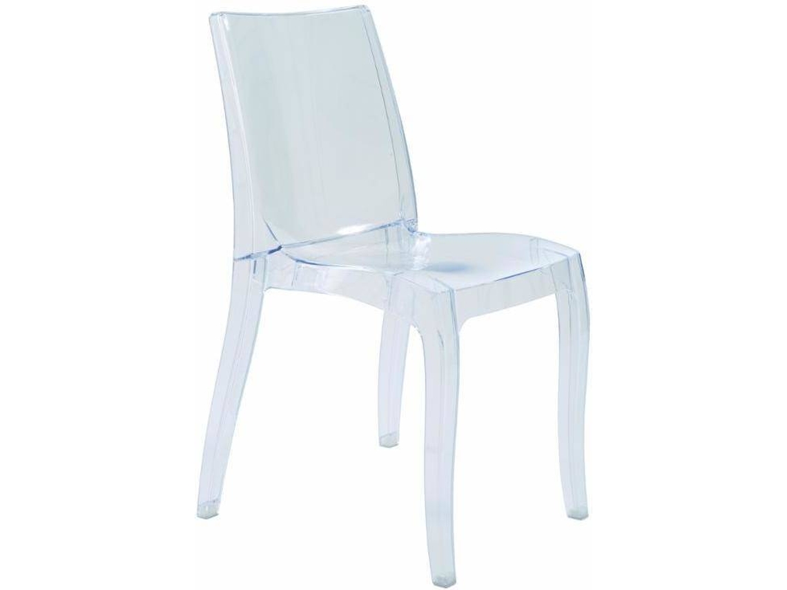 Conjunto 2 Cadeiras VENTE-UNIQUE Lucinda (Transparente - 50x50x85 cm ...