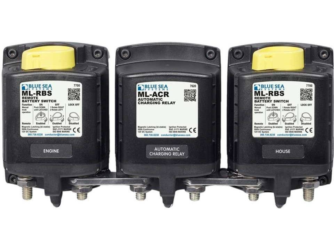 Isolador BLUE SEA SYSTEMS Automatic Charging Relay 12V Preto | Worten.pt