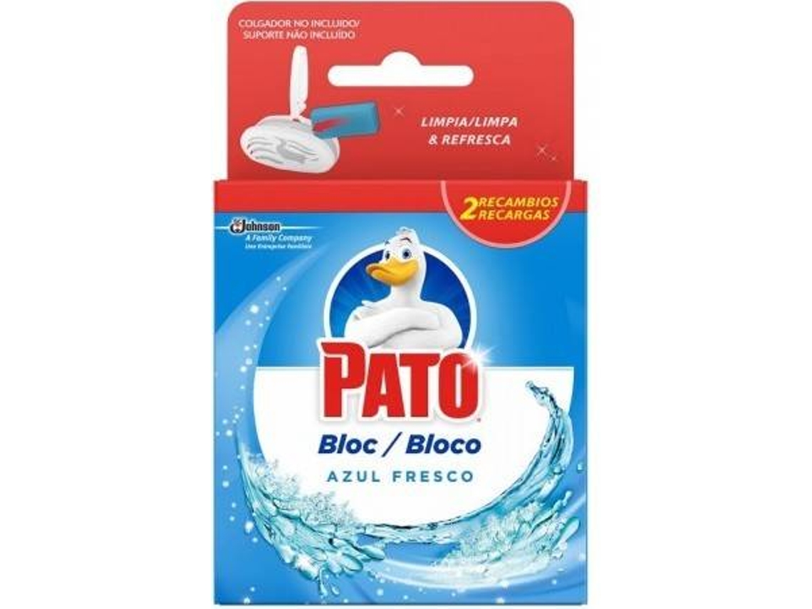 Bloco Sanitário SC JOHNSON Pato Bloco Azul Fresco Rec (2x40g) | Worten.pt