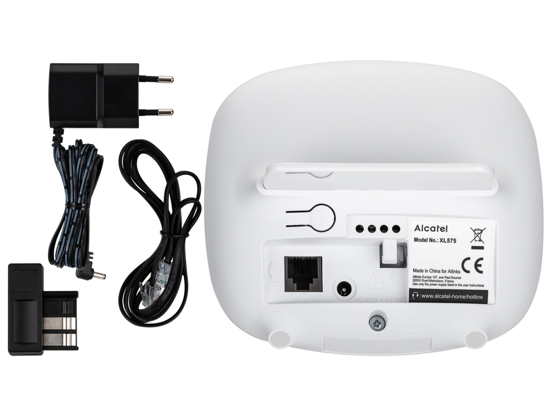 Telefone ALCATEL XL575 Branco | Worten.pt