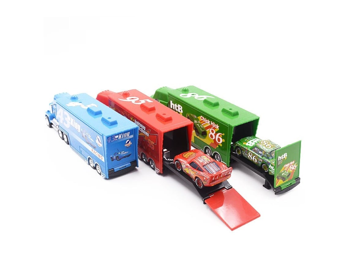 Disney Pixar Cars 2 3 Lightning Mcqueen Cruz Ramirez Mack Uncle 1:55 ...