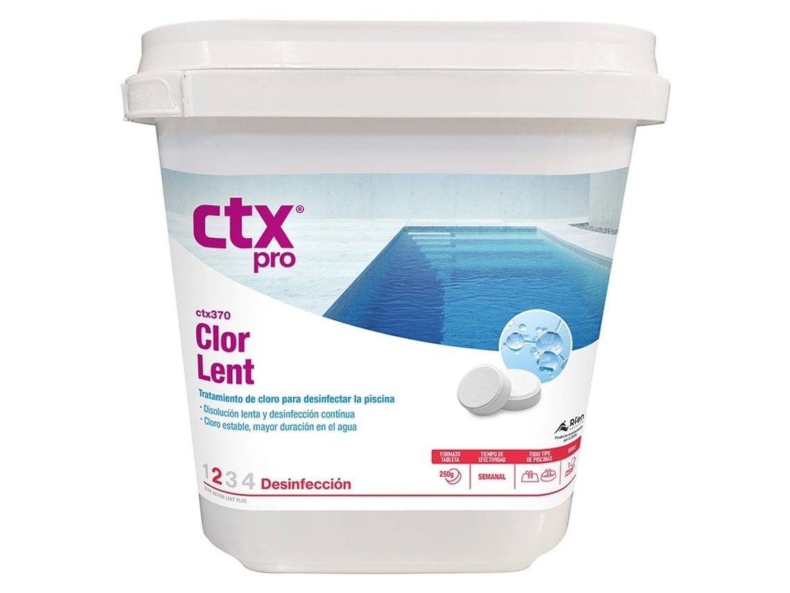 Pastilhas De Cloro CTX Clorlent 5 Kg Cloro Lento Ou Cloro De Manutenção ...
