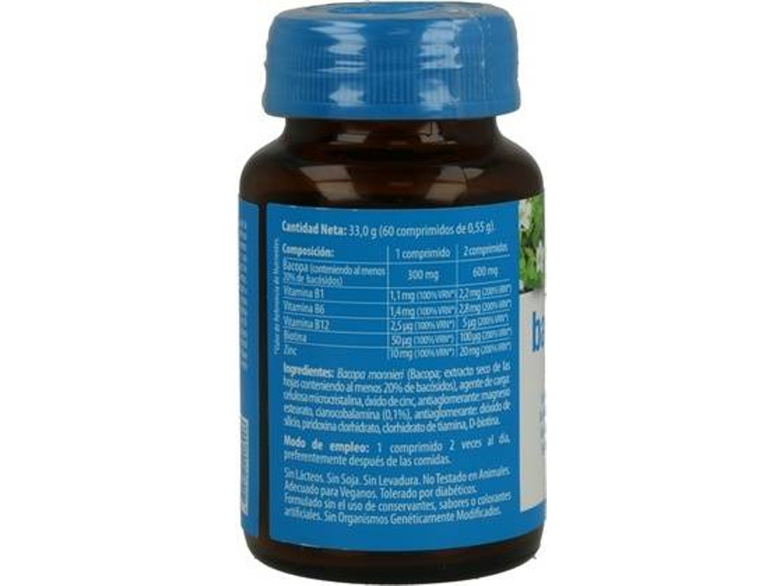 Suplemento Alimentar NATURMIL Bacopa Complex (60 comprimidos) | Worten.pt