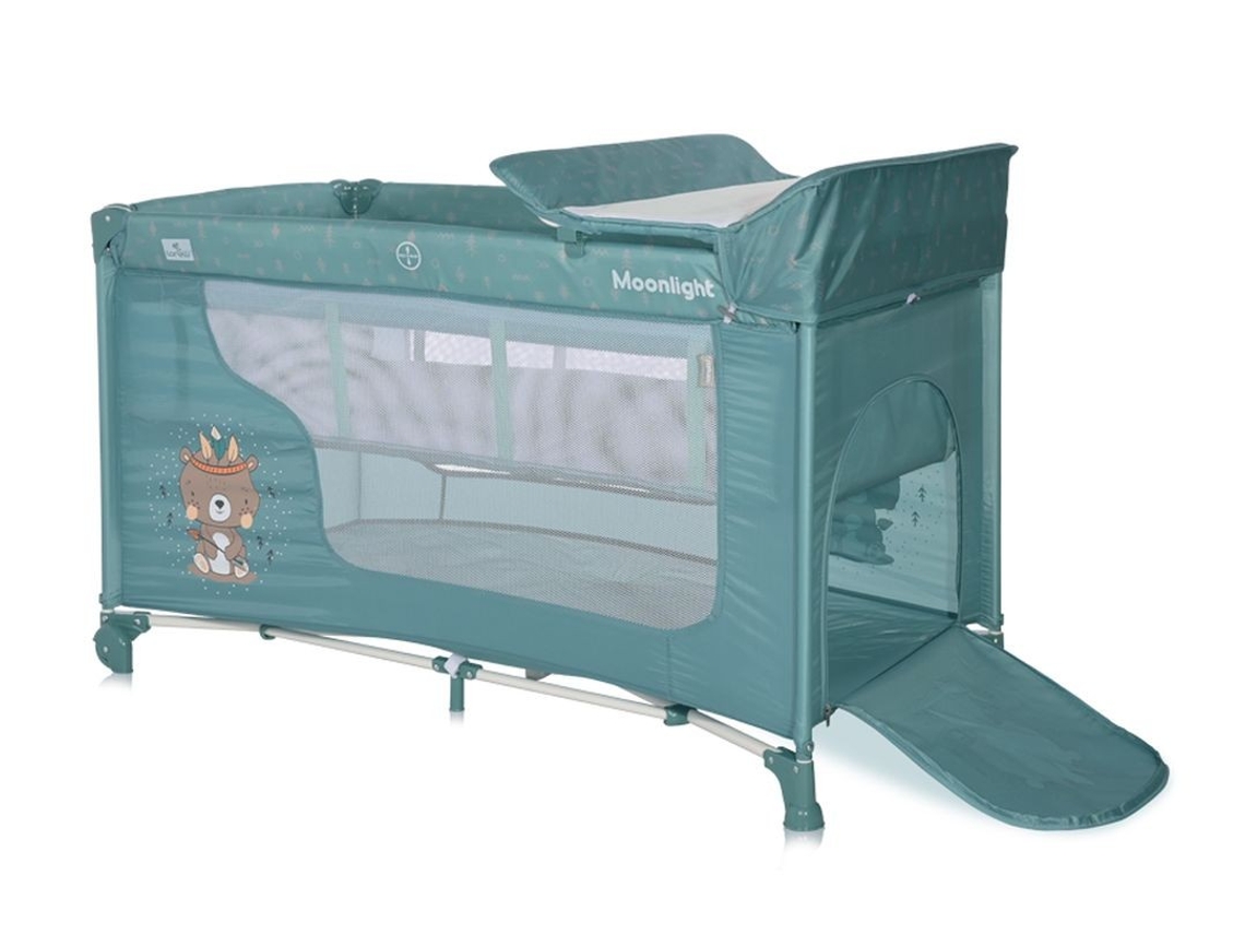 Berço de Viagem de Altura Dupla com Trocador e Aba Lateral Moonlight ...