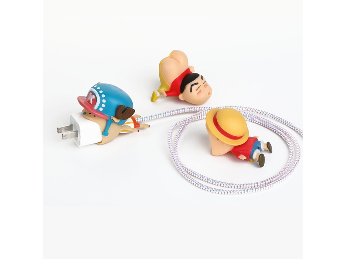 Kawaii One Piece Anime Usb Kabel Charger Plug Bite Protector Untuk ...