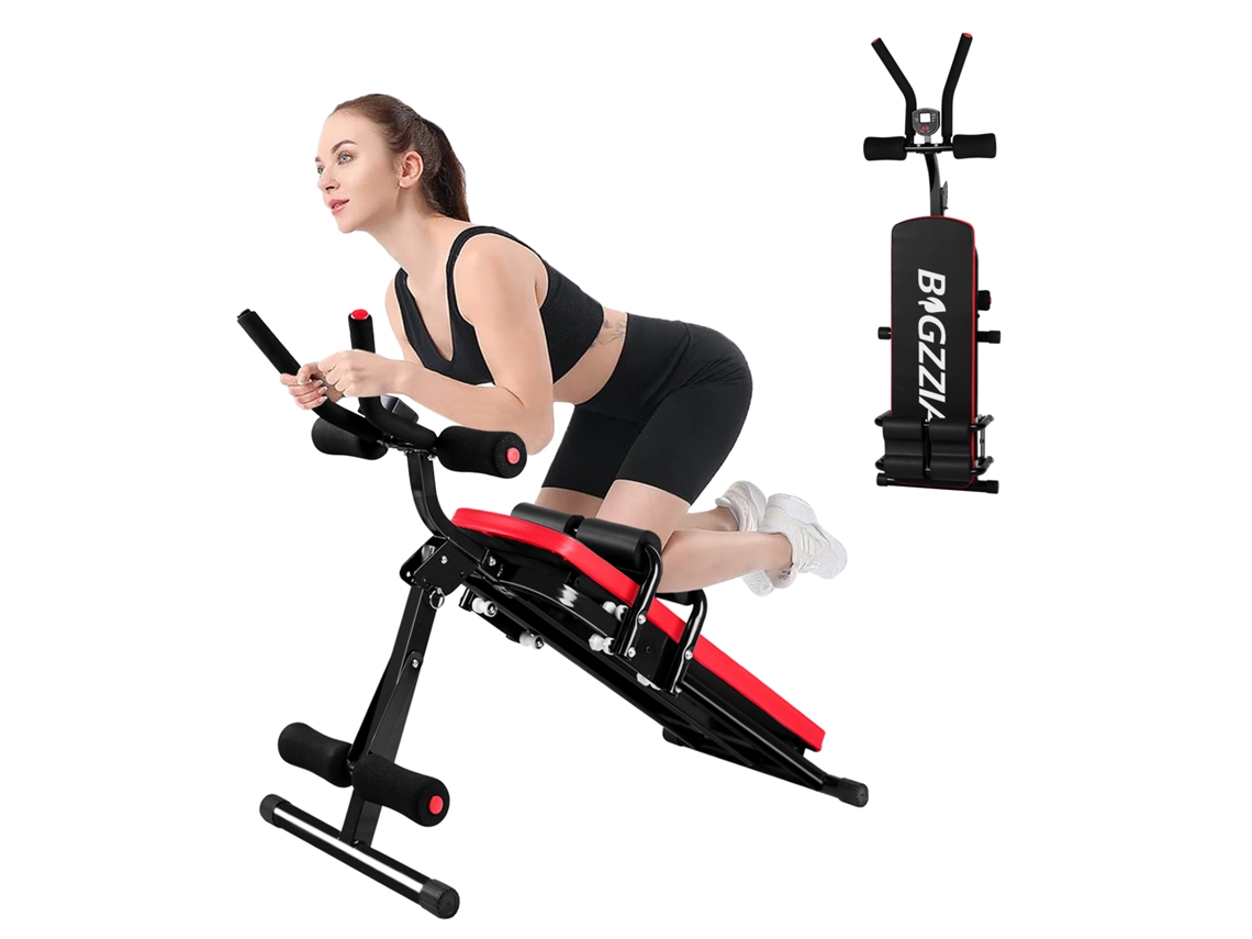 Abdominal & Back Trainer Sit-Up Bench Abdominal Trainer Dobrável,Até ...