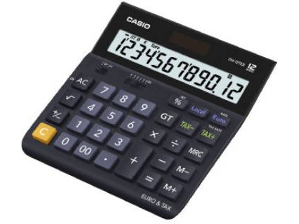 Calculadora Básica CASIO DH-12TER Preto (12 dígitos) | Worten.pt