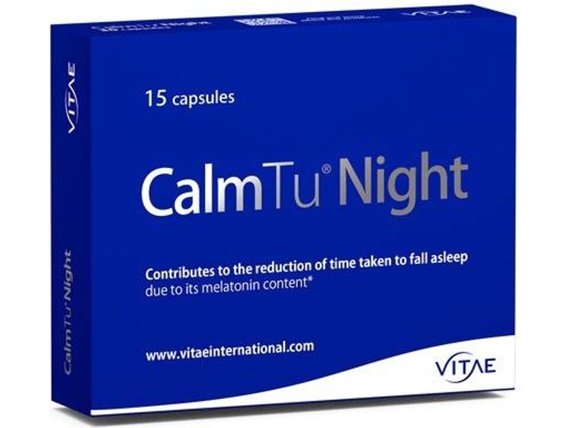 Suplemento Alimentar VITAE Calmtu Night (15 cápsulas) | Worten.pt